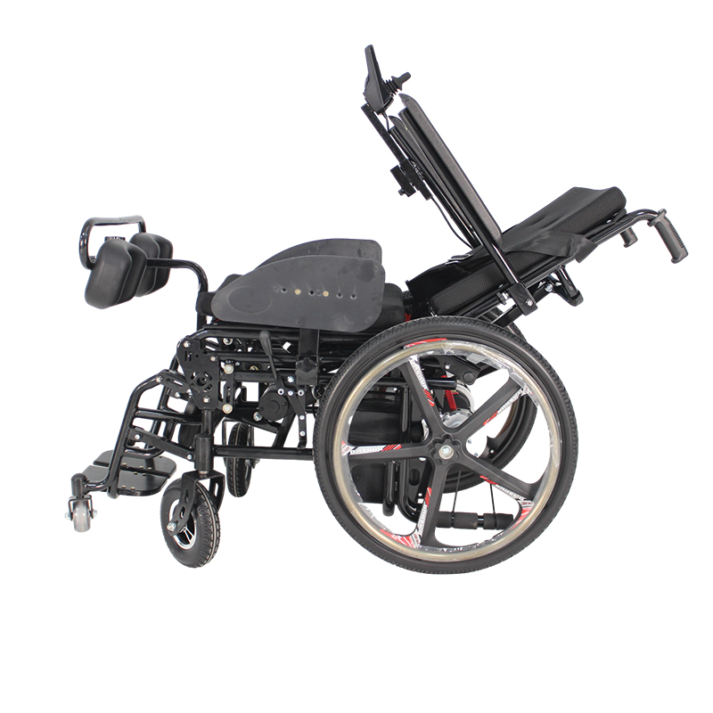 Electric Standing Wheelchair with 360° Turn and One-Hand Control