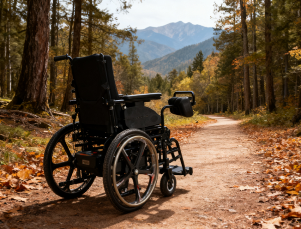 Auto Anti-Tip Off-Road Electric Wheelchair Redefining Outdoor Mobility